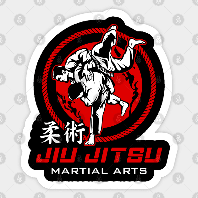 ART OF JIU JITSU - Sports - Sticker | TeePublic
